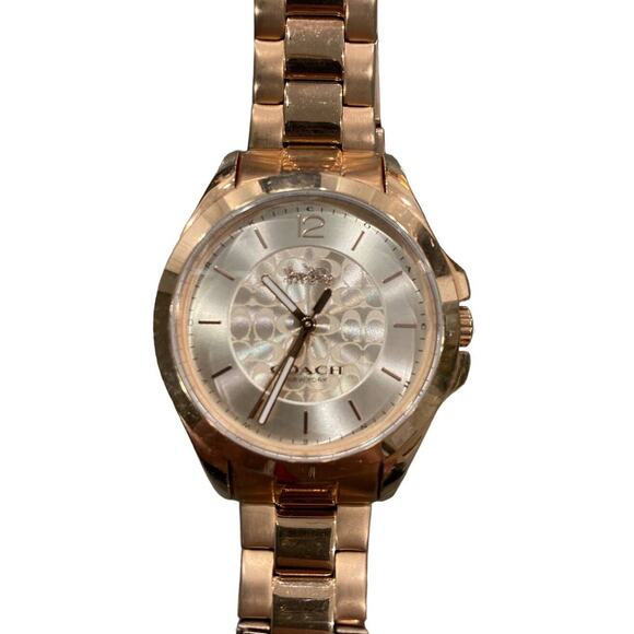 Coach | Accessories | Coach Libby Watch 37 Mm Rose Gold Womens | Poshmark